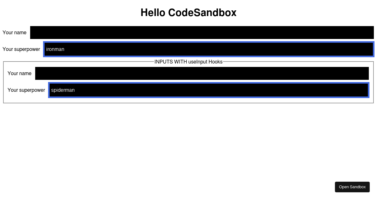 React Typescript Interface Hooks issue - Codesandbox