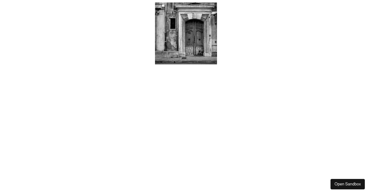React Image Filters Example Forked Codesandbox