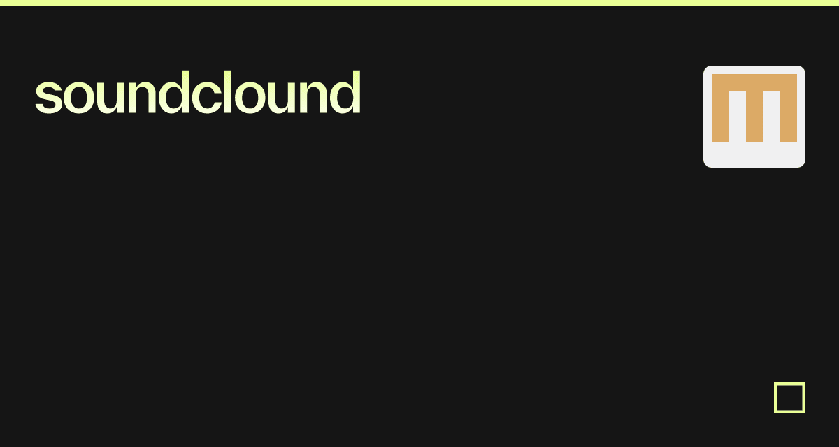 soundclound - Codesandbox