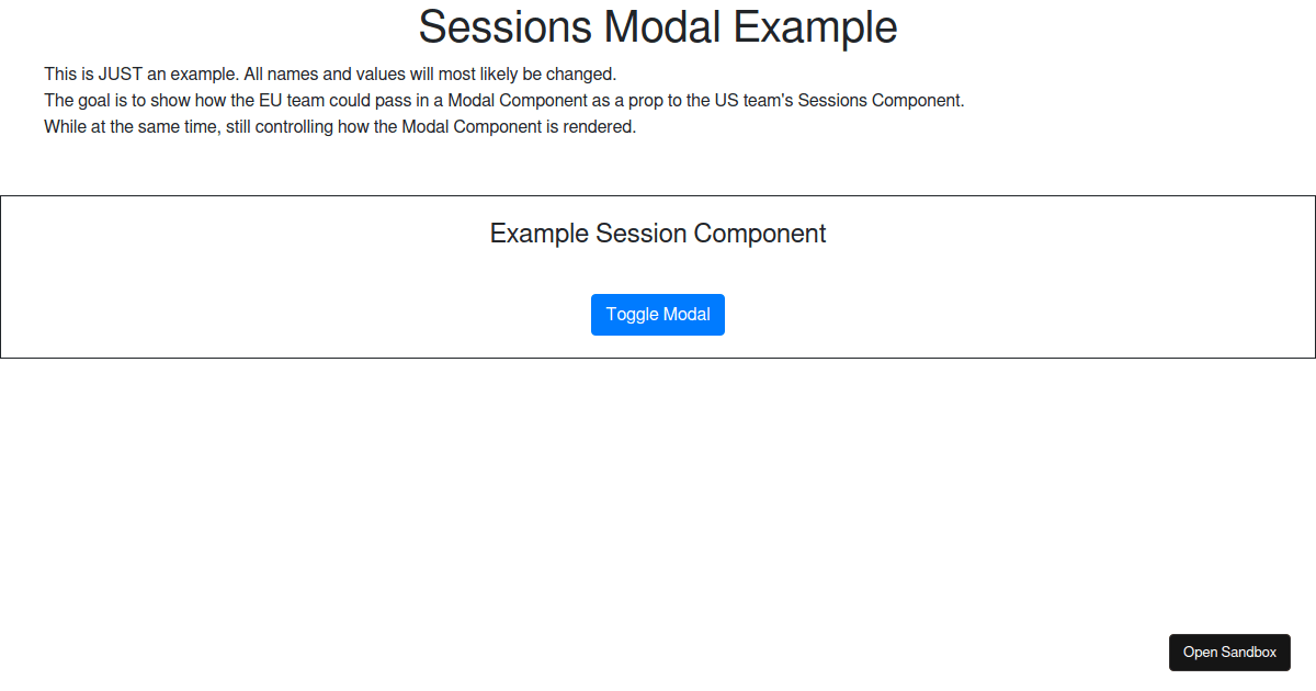 Sessions-Modal-Example - Codesandbox