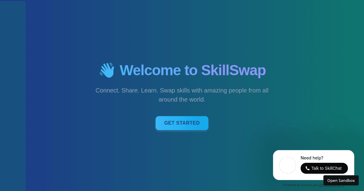 skillswap - Codesandbox