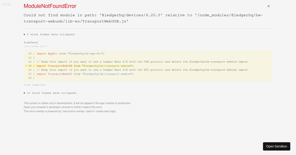 HTML Template (forked) - Codesandbox