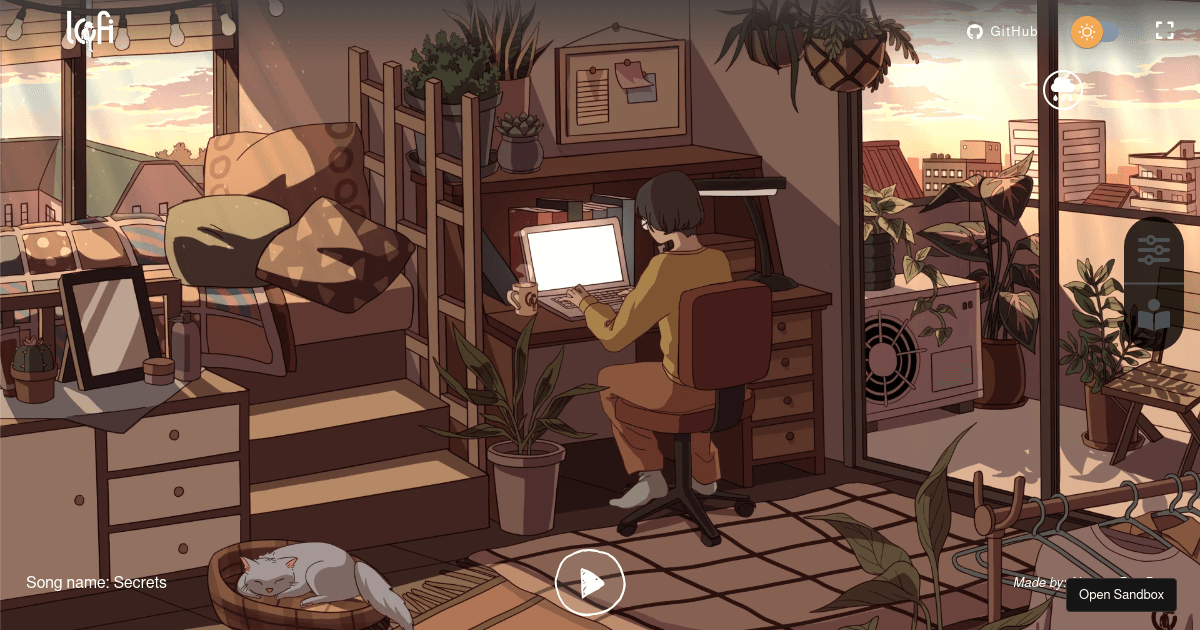 lofi-clone - Codesandbox