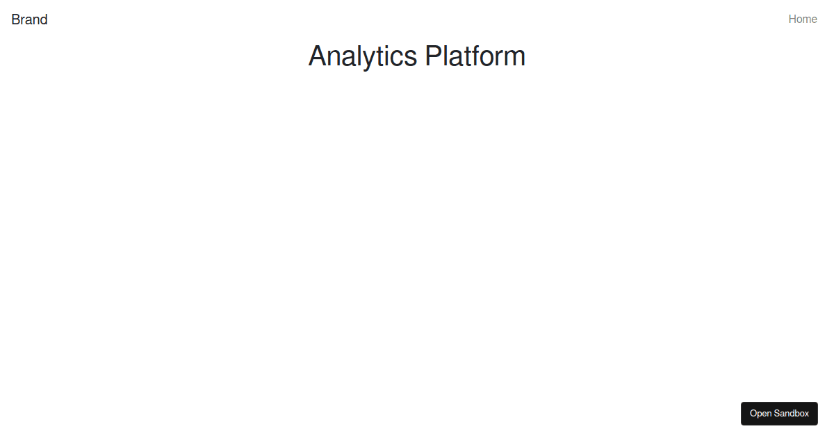 React Dashboard Echarts Codesandbox