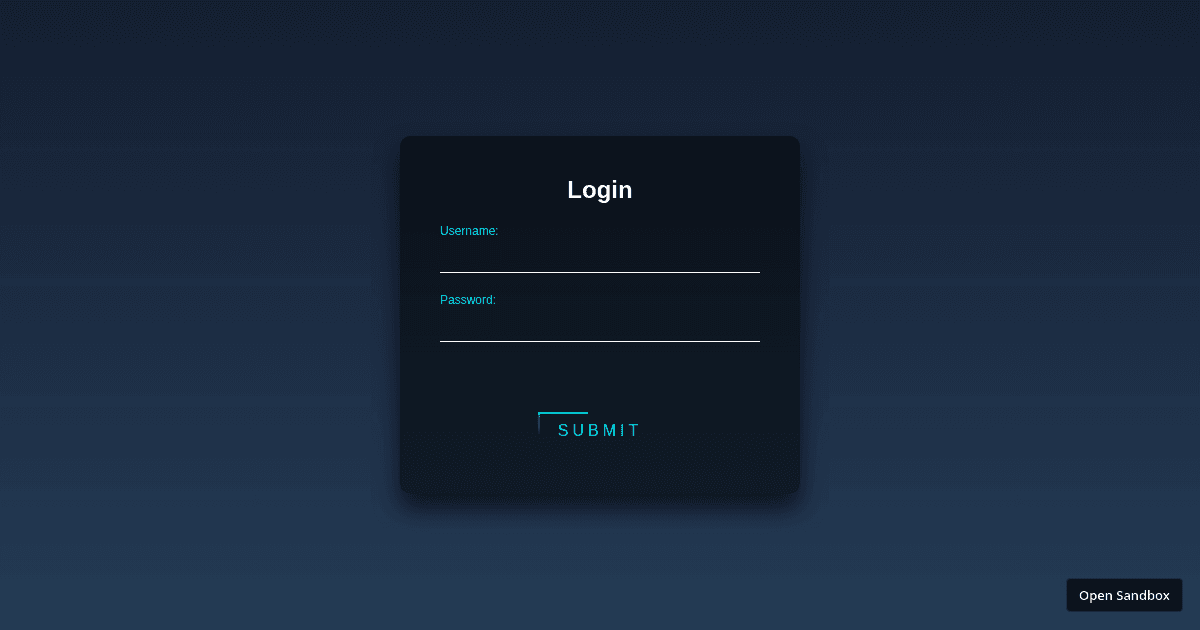 reactjs-animated-login-form (forked) - Codesandbox