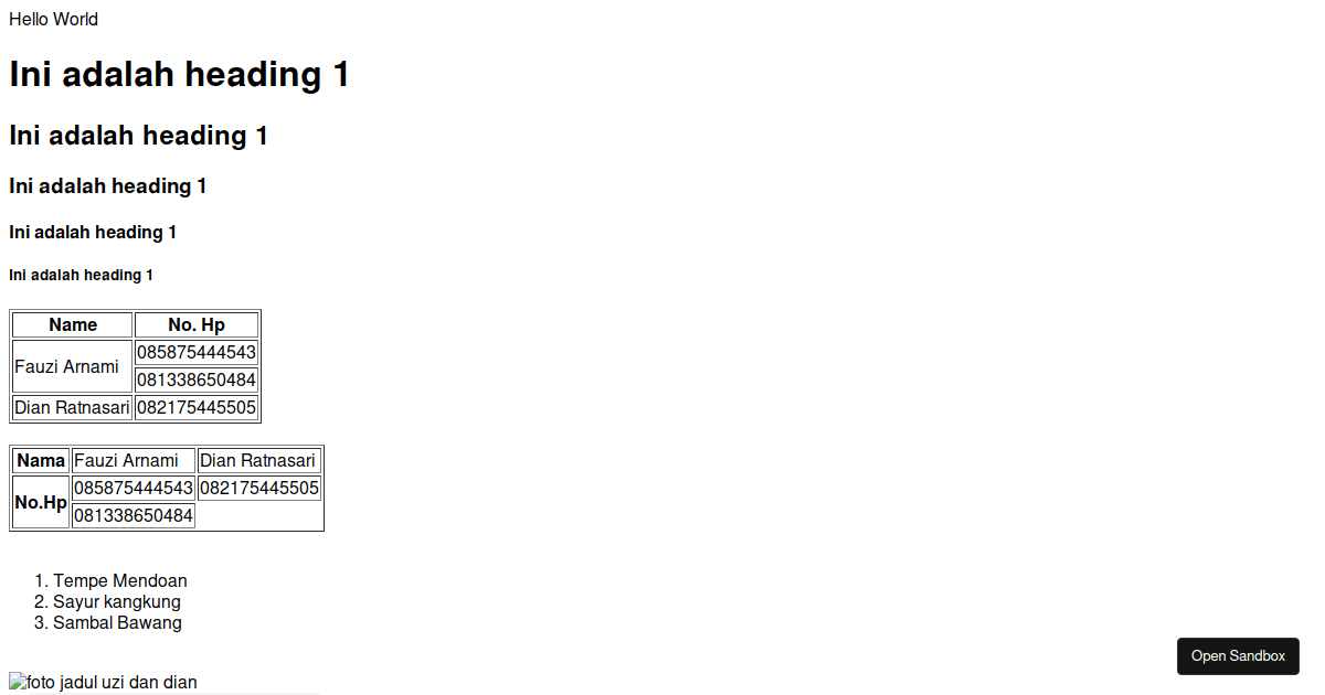 static - Codesandbox