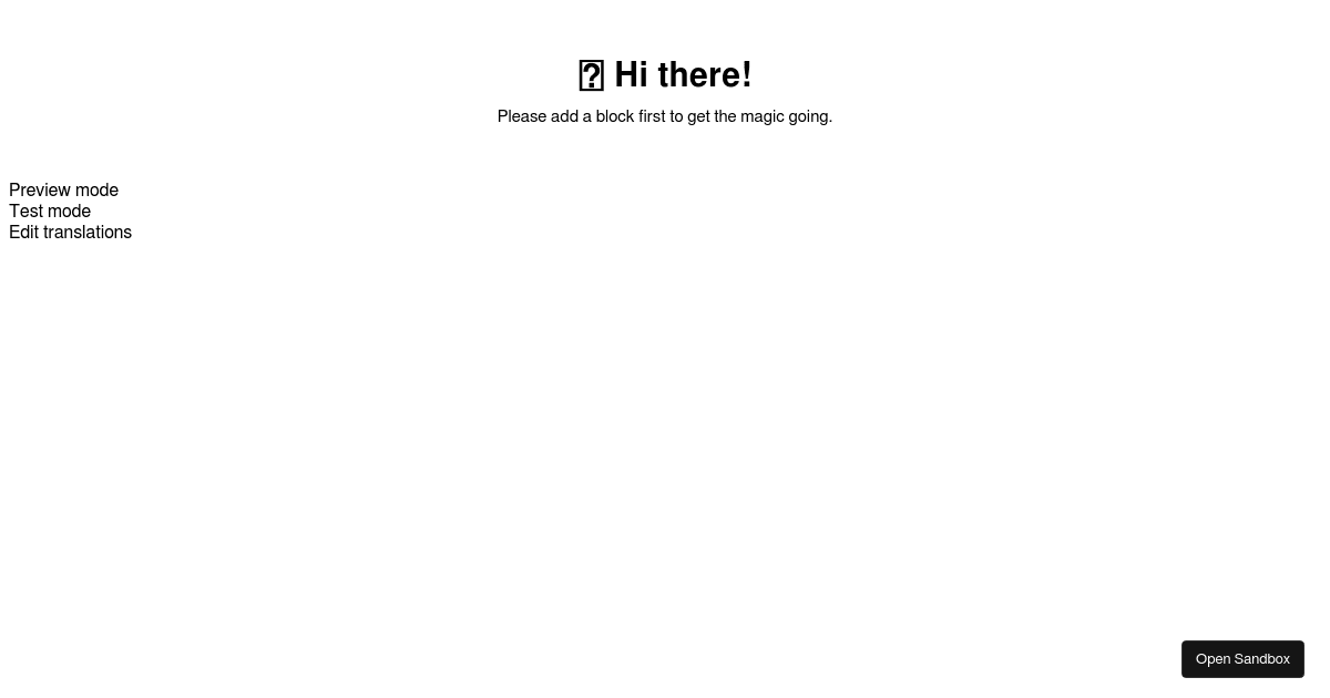 Tripetto SDK / Builder / Angular / Live preview with translations editor - Codesandbox