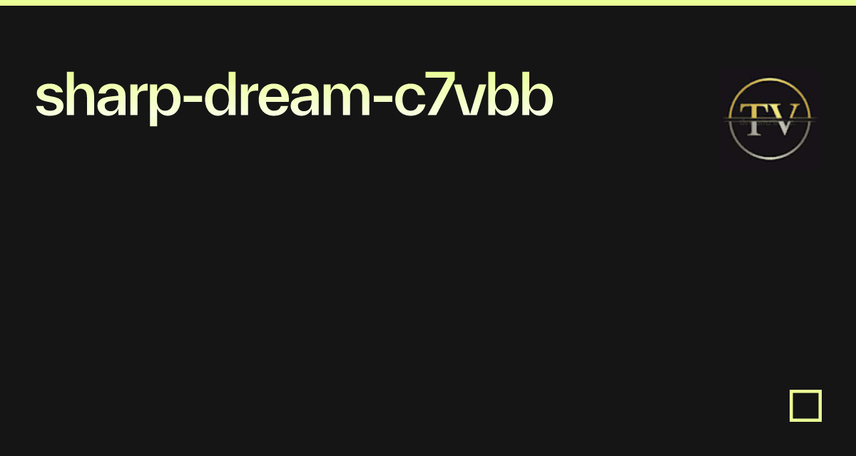 sharp-dream-c7vbb - Codesandbox