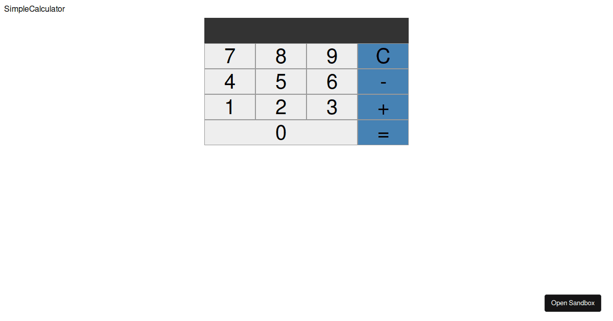 react-calculator - Codesandbox