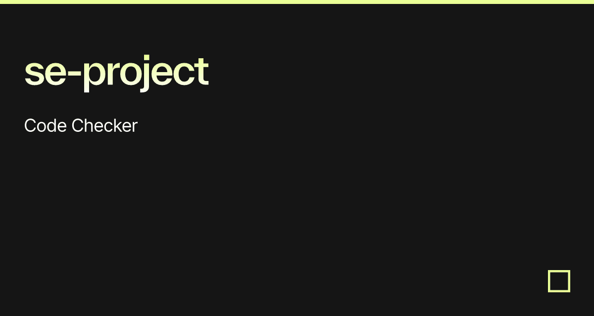 se-project - Codesandbox
