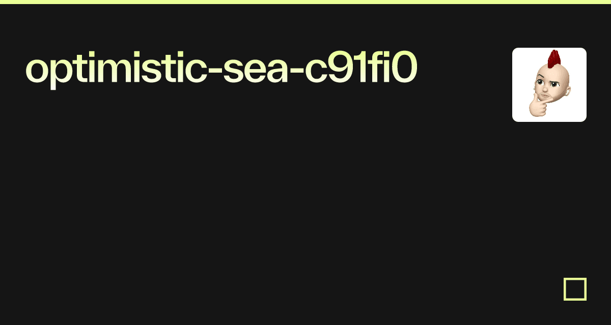 optimistic-sea-c91fi0 - Codesandbox