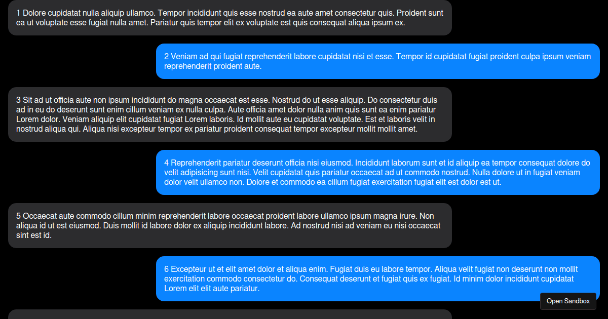 react-viewport-list (forked) - Codesandbox