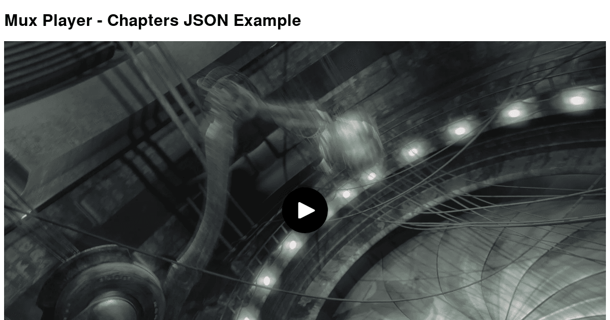 mux-player-chapters (JSON) - Codesandbox