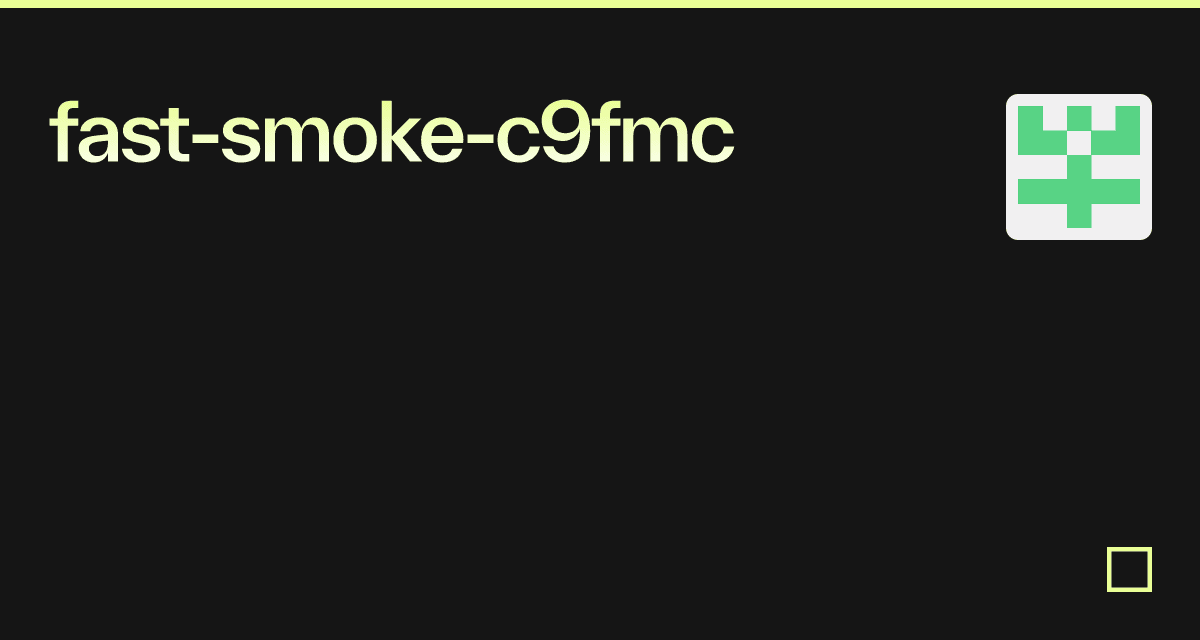 fast-smoke-c9fmc - Codesandbox