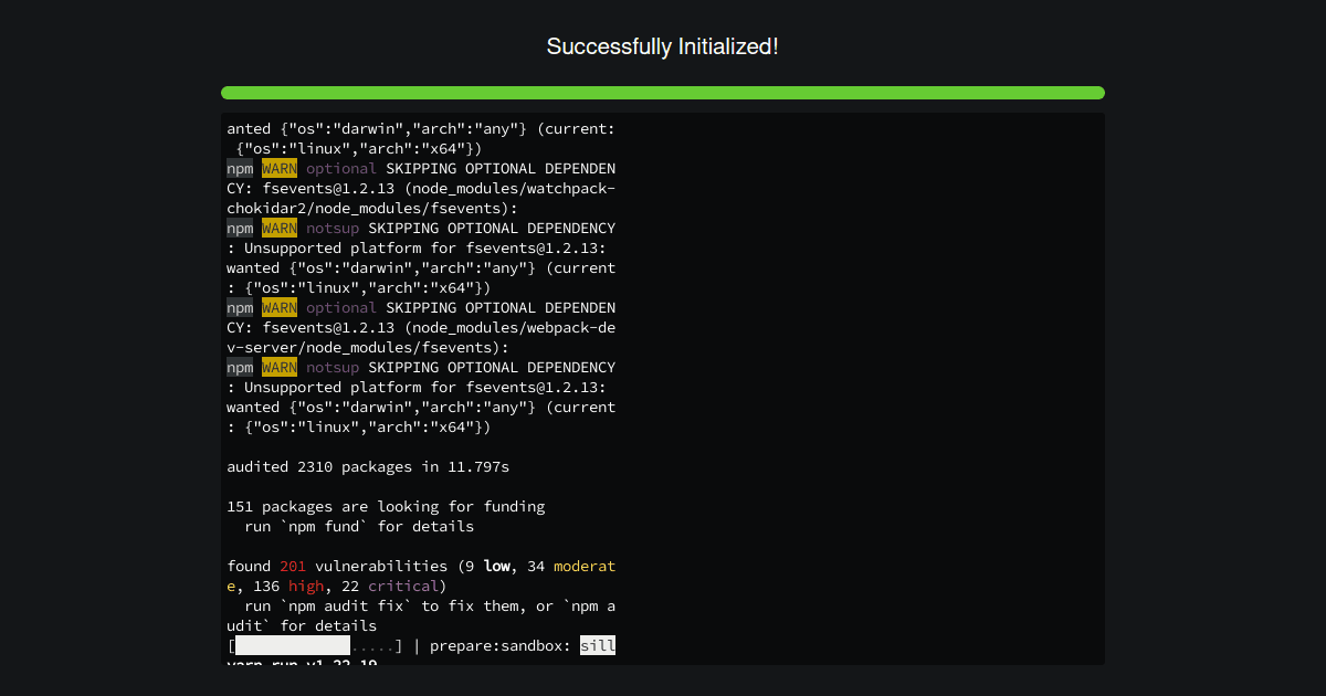 strapi - Codesandbox