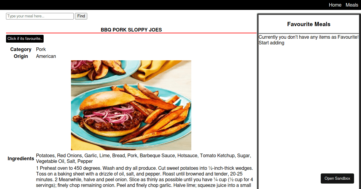 ranjanatul/Meal_app - Codesandbox