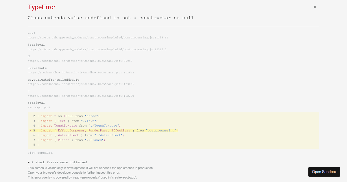water-distortion-effect-codrops - Codesandbox water-distortion-effect-codrops - Codesandbox