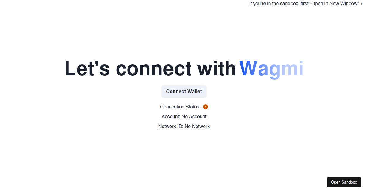 wagmi-demo - Codesandbox