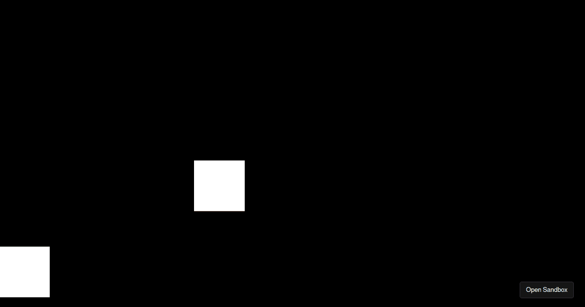 Falling Pixi Bricks - Codesandbox