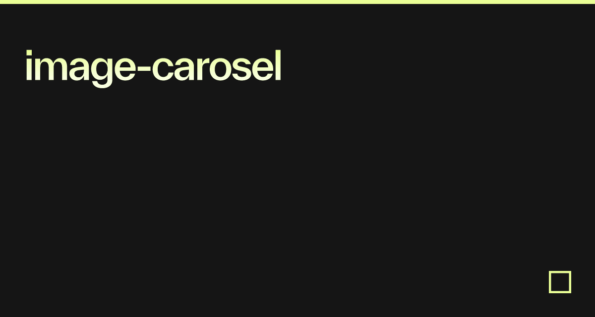 image-carosel - Codesandbox