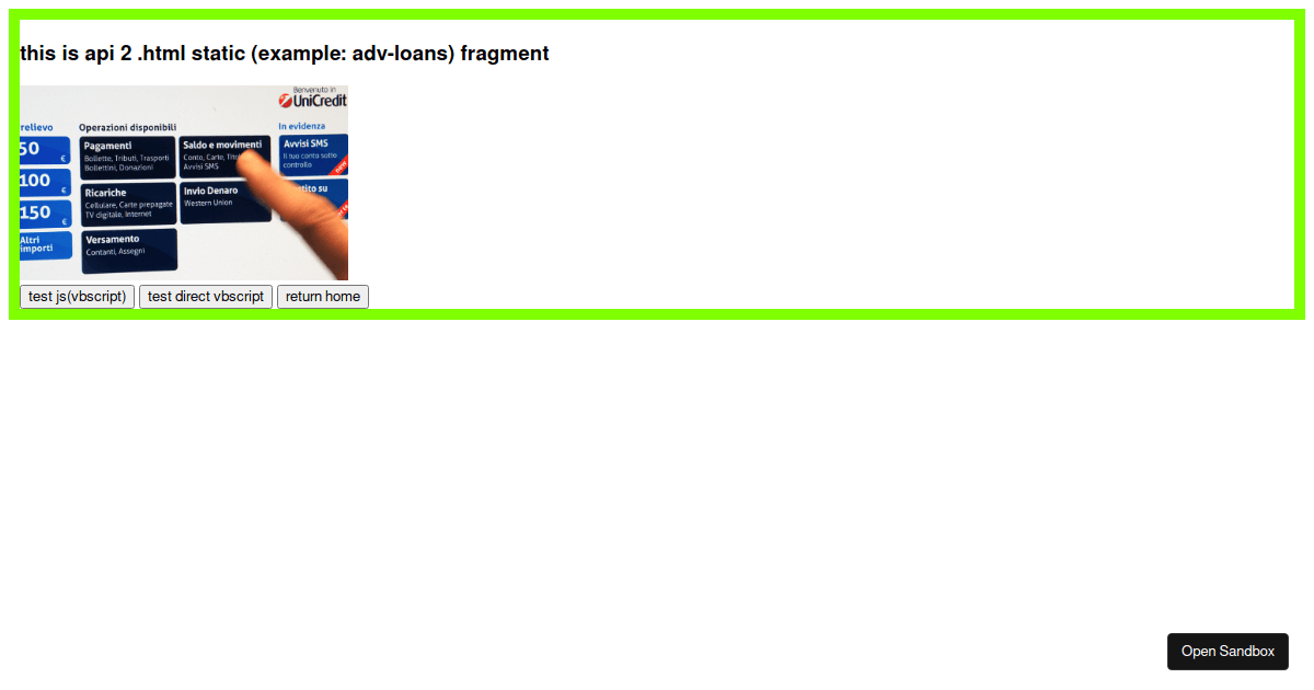 Test Javascript Vbscript Codesandbox