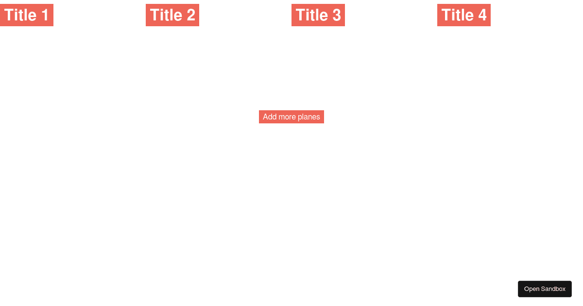 react-curtains multiple planes post processed (forked) - Codesandbox