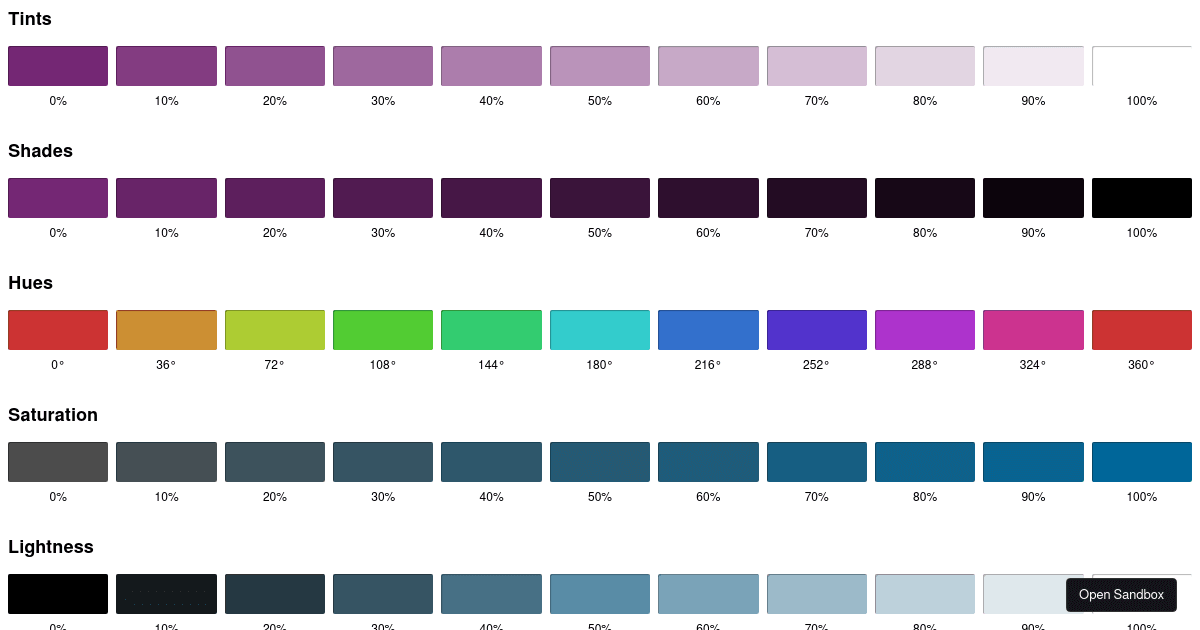 Colors - Codesandbox