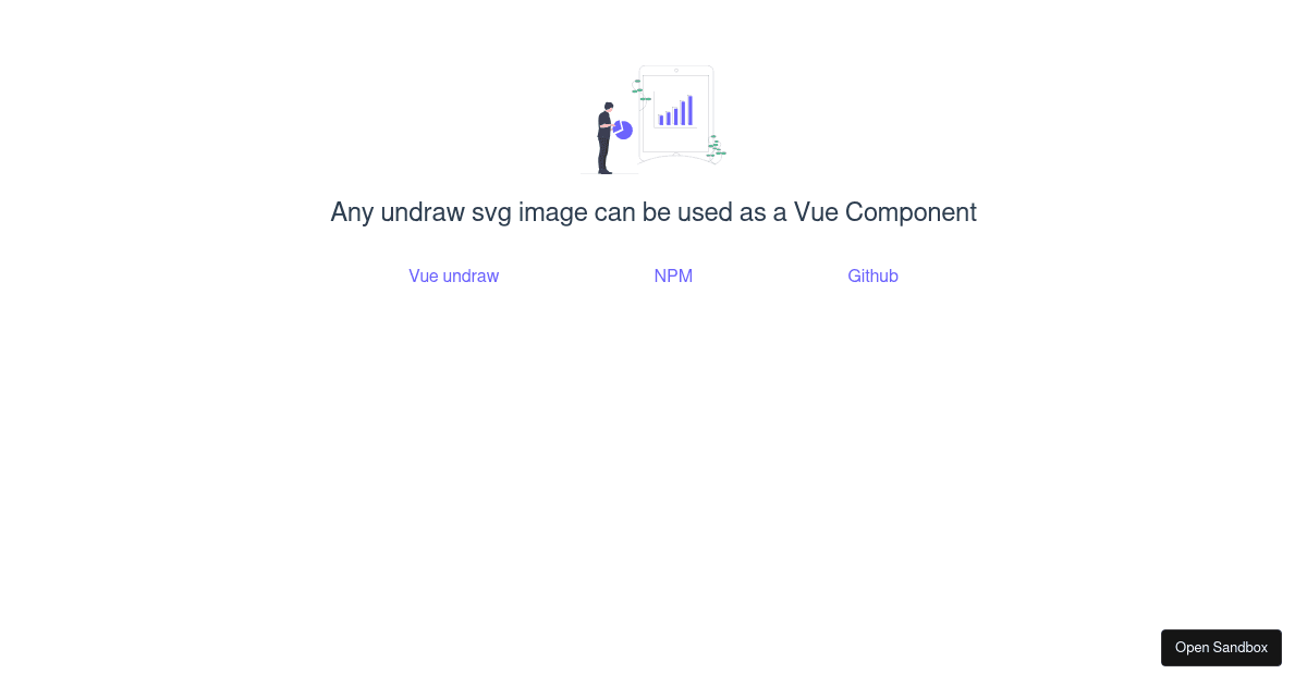 Vue Undraw Example - Codesandbox