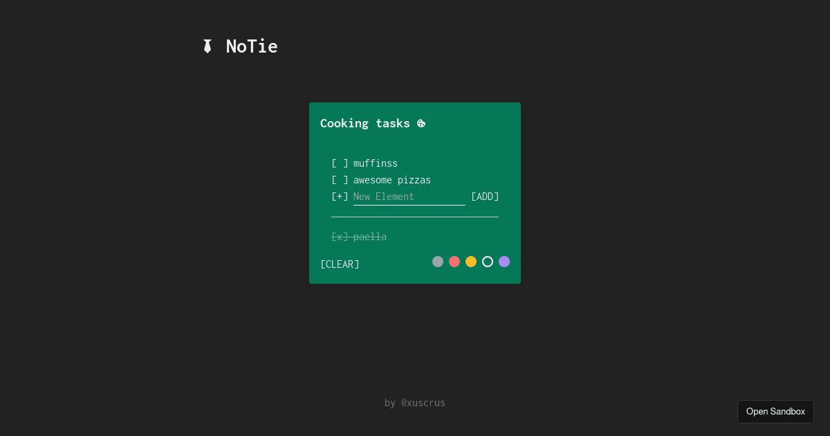 React Workshop Basics Codesandbox