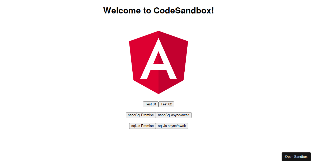 angular - Codesandbox