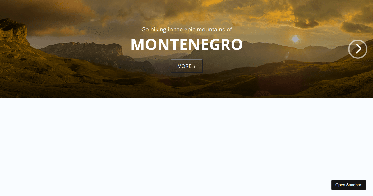 animated-hero-carousel - Codesandbox