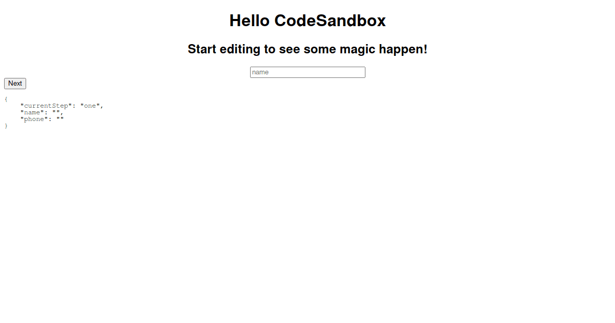multi-state-questionnaire - Codesandbox