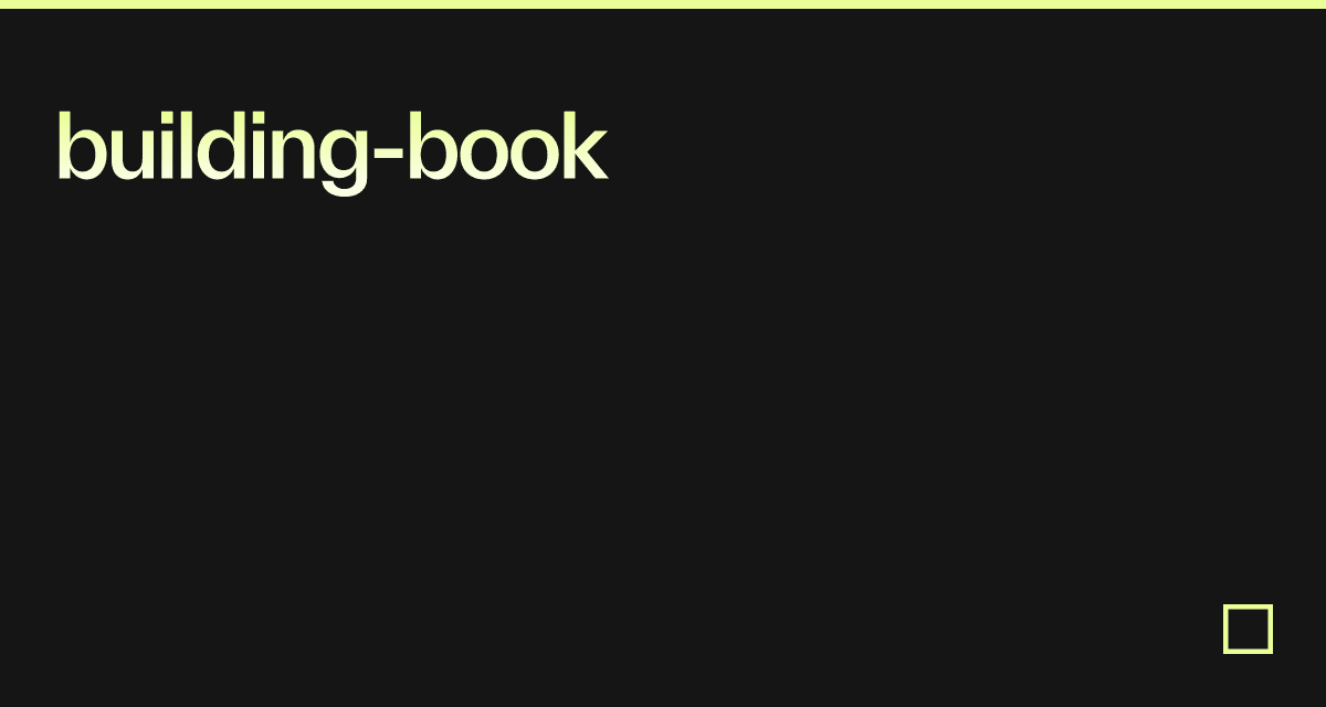 building-book - Codesandbox