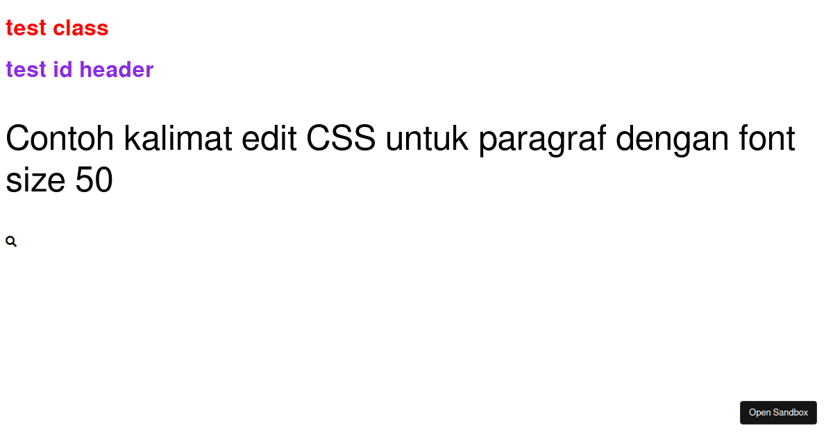 Style css - Codesandbox