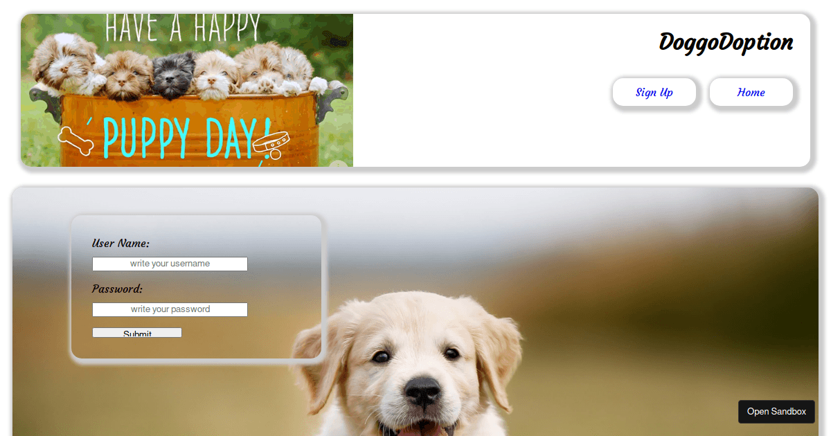 pet-adoption-app-frontend - Codesandbox