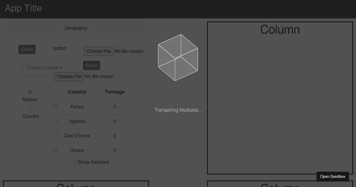 working - Codesandbox