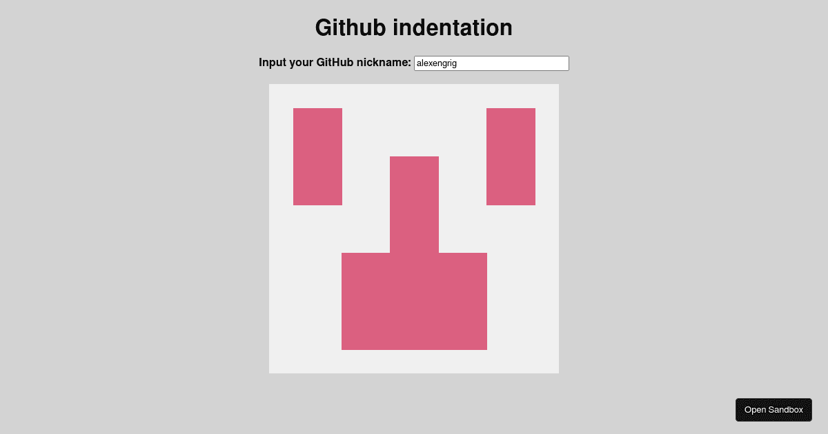 gh-indentation - Codesandbox gh-indentation - Codesandbox