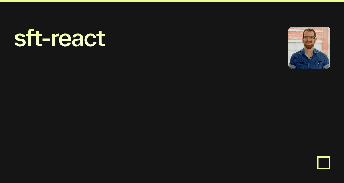 sft-react - Codesandbox