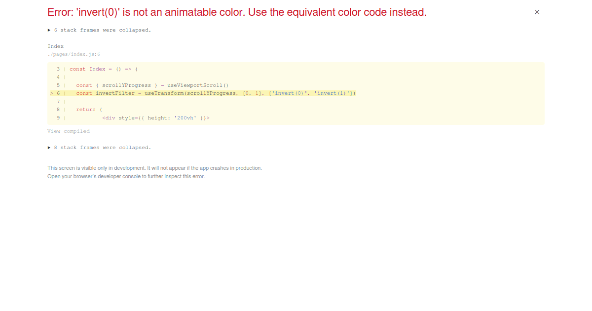 framer-bug - Codesandbox