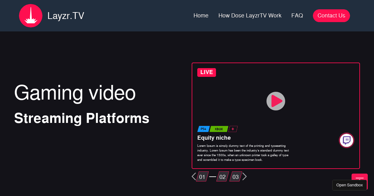react-landingpage - Codesandbox