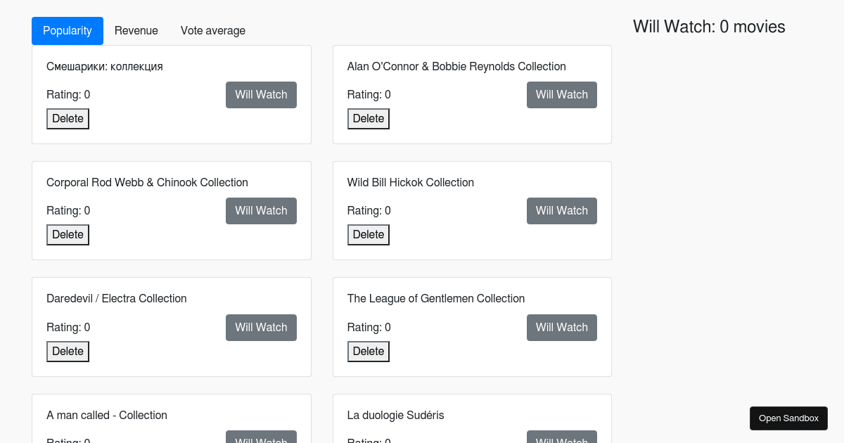 reactwarriors-workshop - Codesandbox