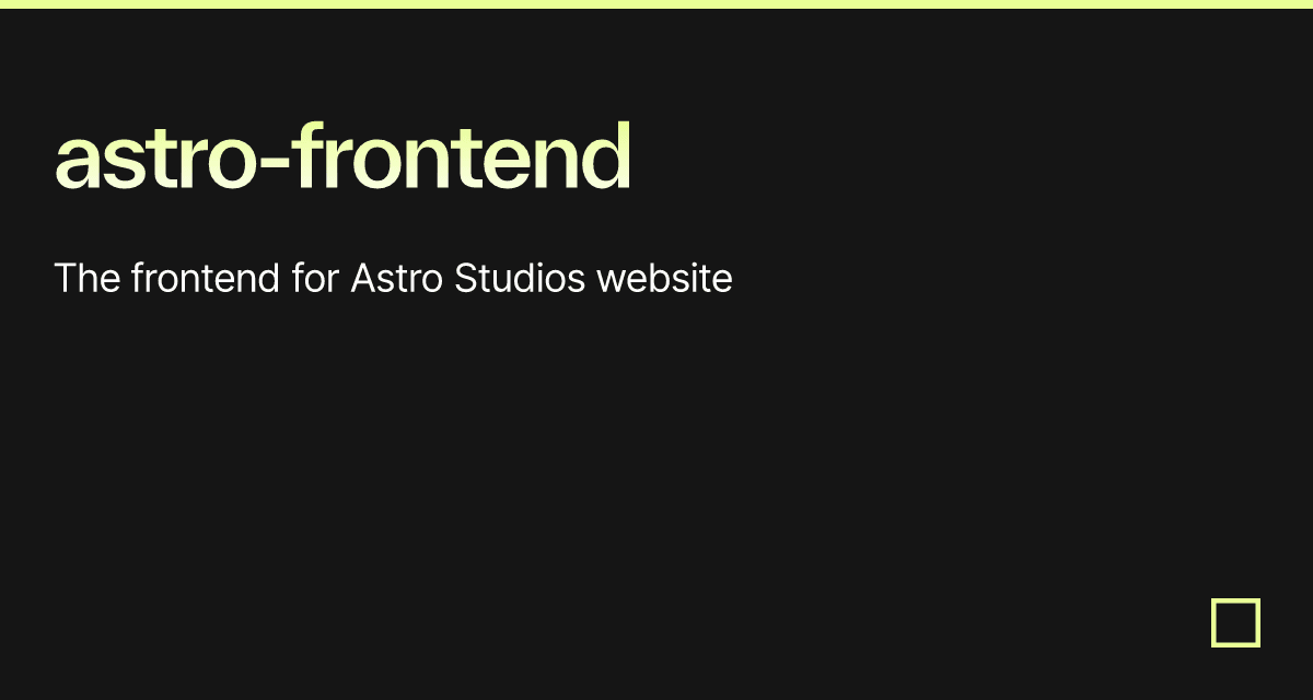 astro-frontend - Codesandbox