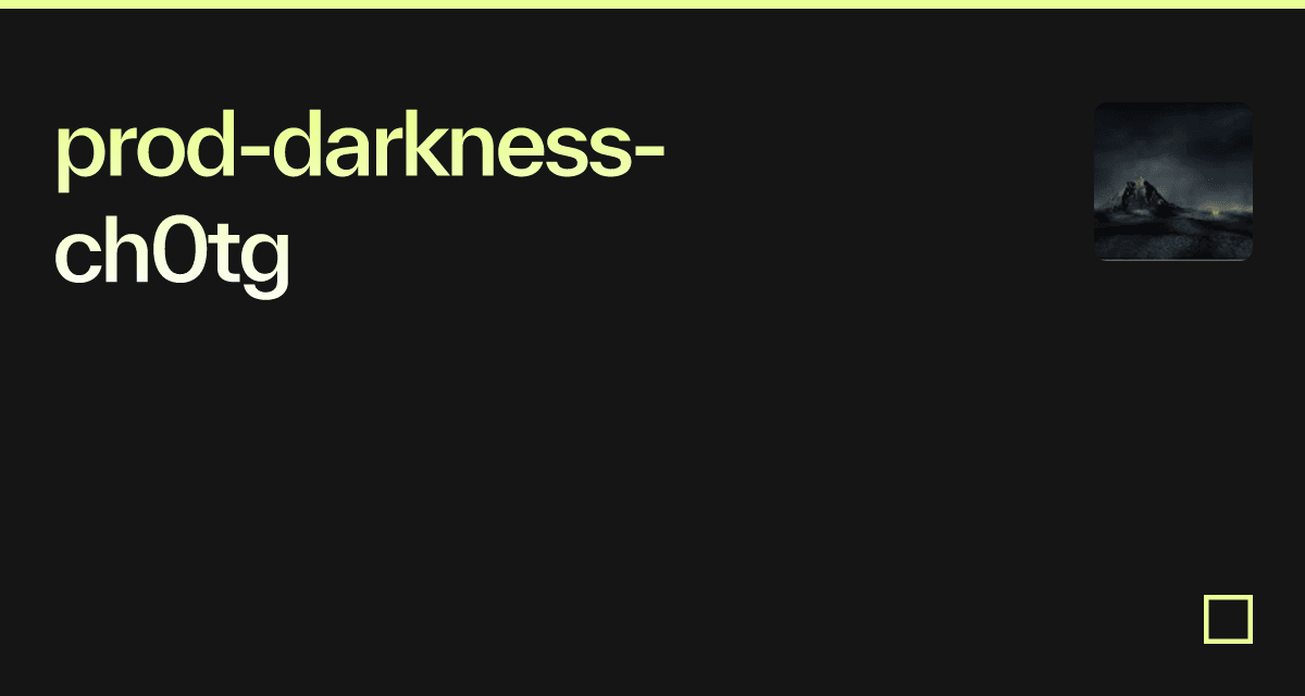 prod-darkness-ch0tg - Codesandbox