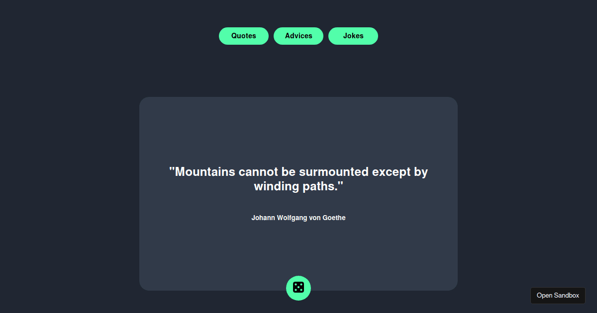 advice-quote-joke-app - Codesandbox