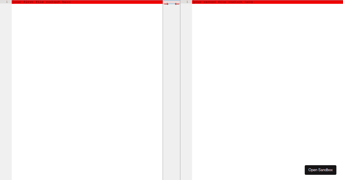 Ace-Diff React (forked) - Codesandbox