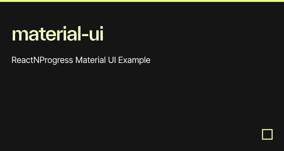 material-ui - Codesandbox