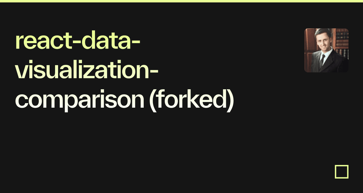 react-data-visualization-comparison (forked) - Codesandbox