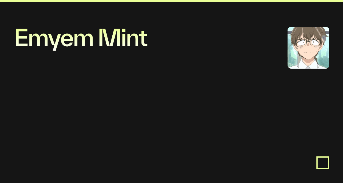 Emyem Mint - Codesandbox