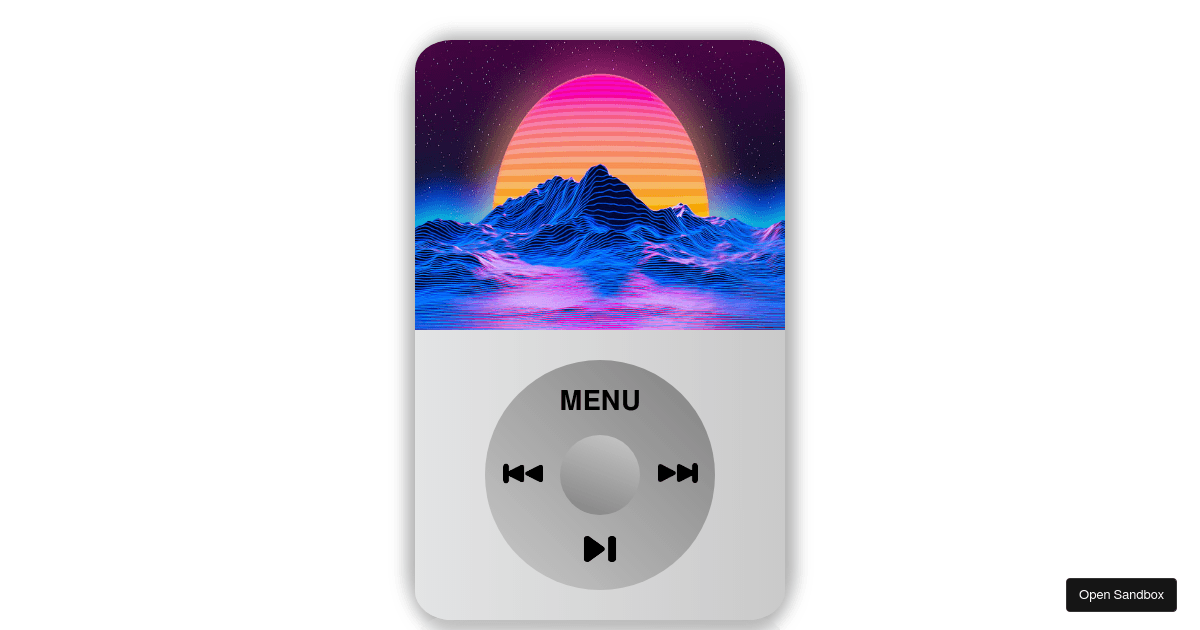 I Pod Starter Code Codesandbox