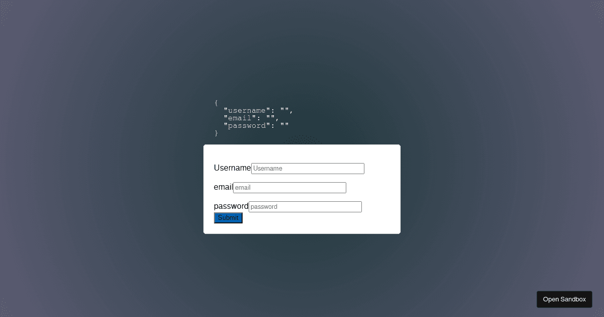 basic form validation - Codesandbox basic form validation - Codesandbox
